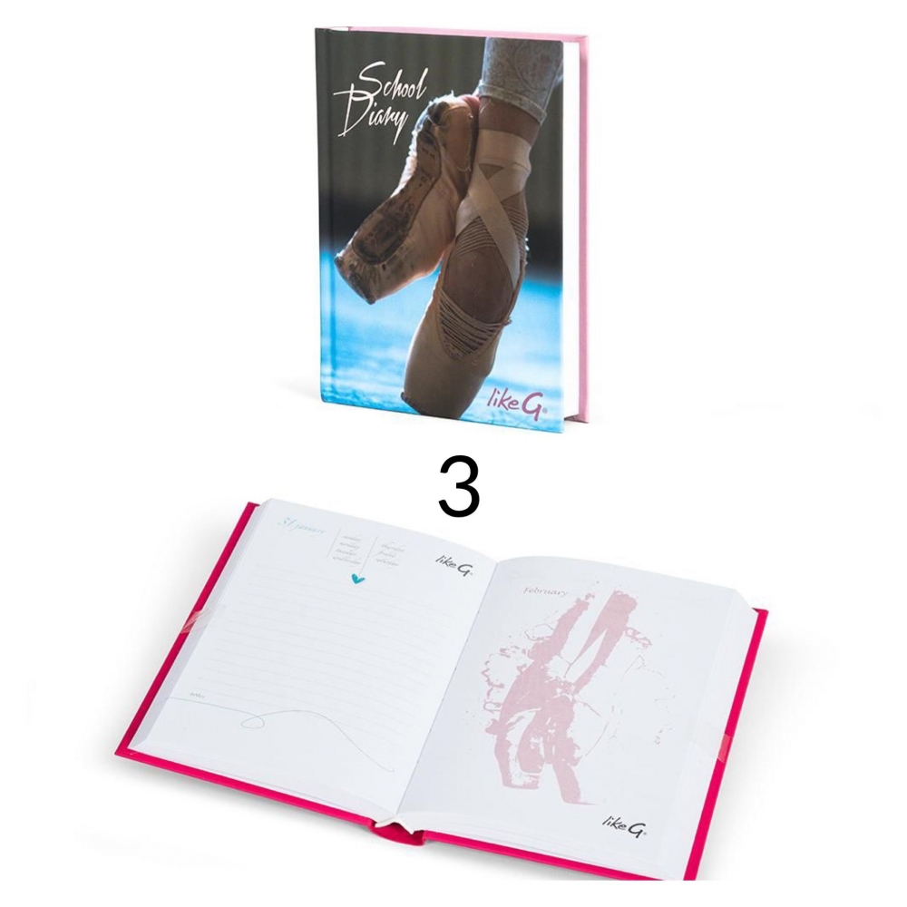 Diario scolastico danza Likeg